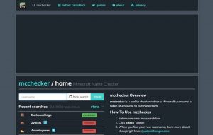TOP 7 Minecraft Name Checker (Available MC Name)