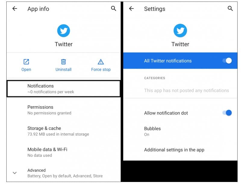 13 Ways to Fix Twitter Notification Not Working | DowneLink